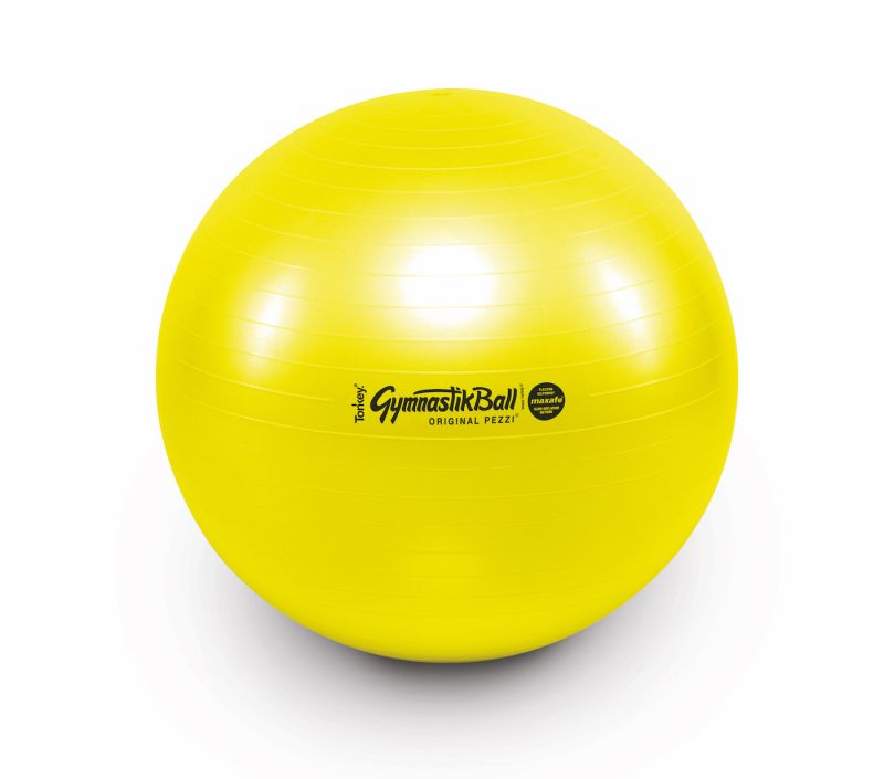 Sitzball gelb 65 cm TONKEY Gymnastikball
