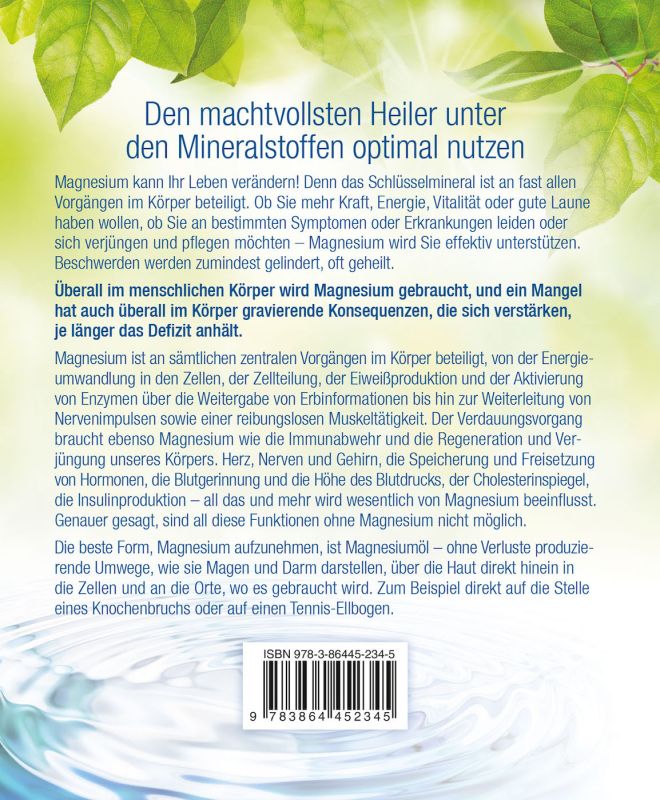 Buch - Magnesiumöl Brigitte Hamann
